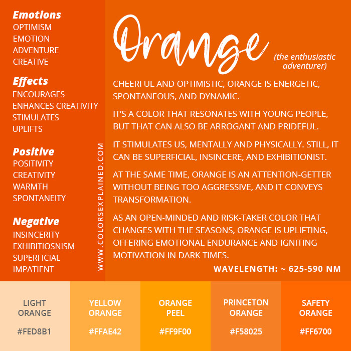 Meaning Of The Color Orange Symbolism Common Uses More Meaning Of The Color Orange Symbolism Common Uses More